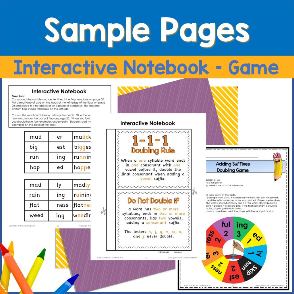 Doubling Spelling Rule Activities | Made By Teachers