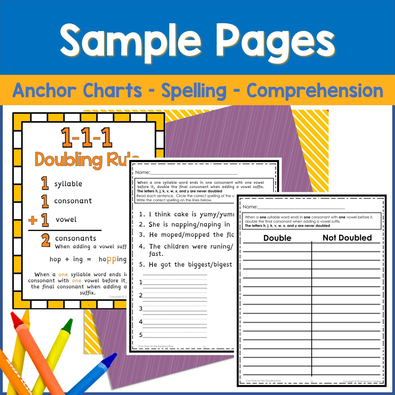 Doubling Spelling Rule Activities | Made By Teachers