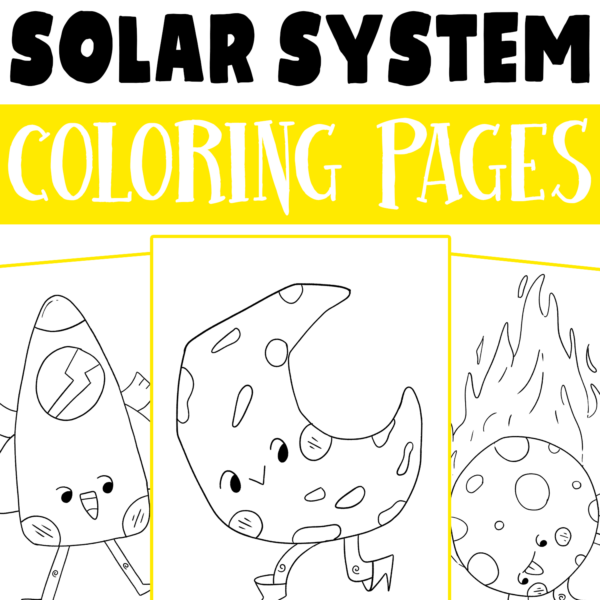 SOLAR SYSTEM Planets Coloring Pages, Astronomy Science Bulletin Board ...