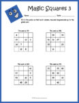 MAGIC SQUARES - 8 Fun Math Addition Puzzle Worksheets | Made By Teachers