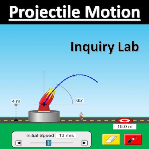 Projectile Motion Inquiry Lab (Phet Simulation) | Made By Teachers