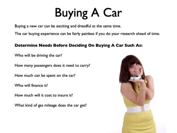 Buying A Car PowerPoint - Made By Teachers