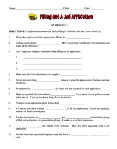 Filling Out A Job Application Lesson | Made By Teachers