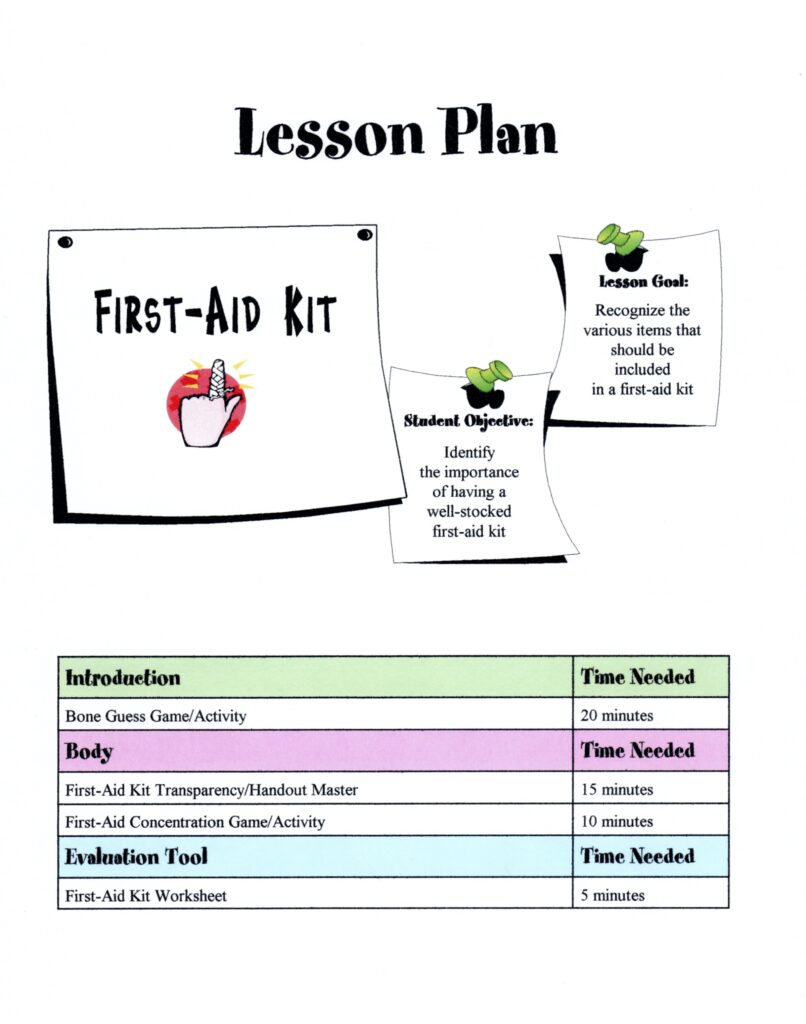 First Aid Kit Lesson | Made By Teachers