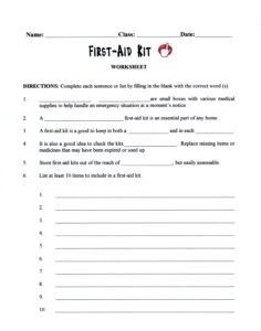 First Aid Kit Lesson | Made By Teachers