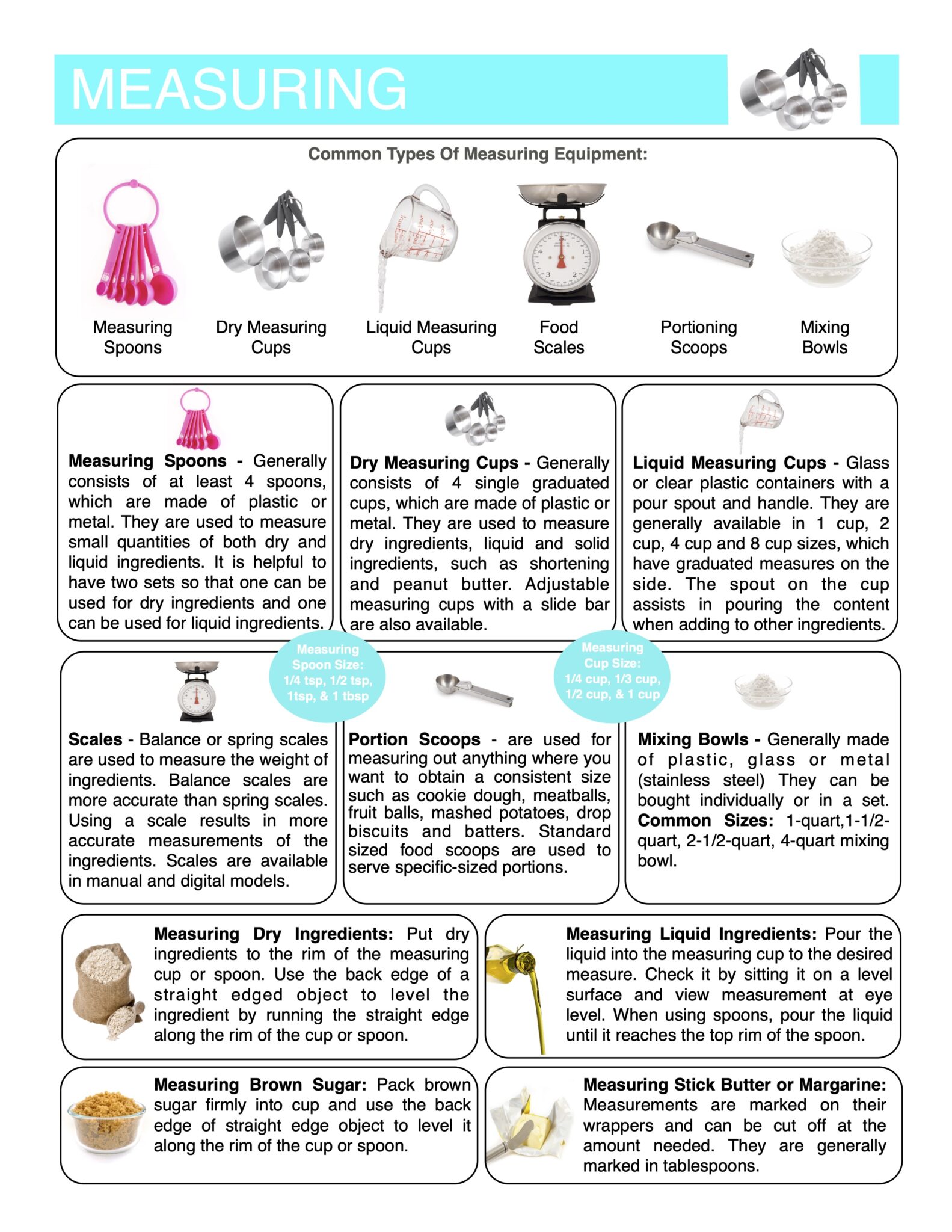 Measuring Content Sheet, Worksheet And Answer Key | Made By Teachers