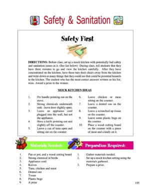 Safety & Sanitation In The Kitchen Lesson | Made By Teachers