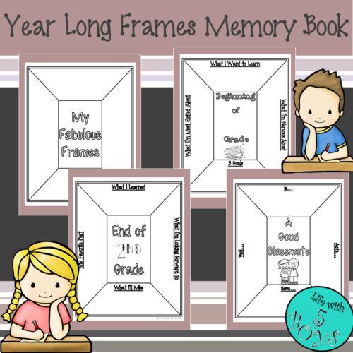 Year Long Student Memory Book | Made By Teachers
