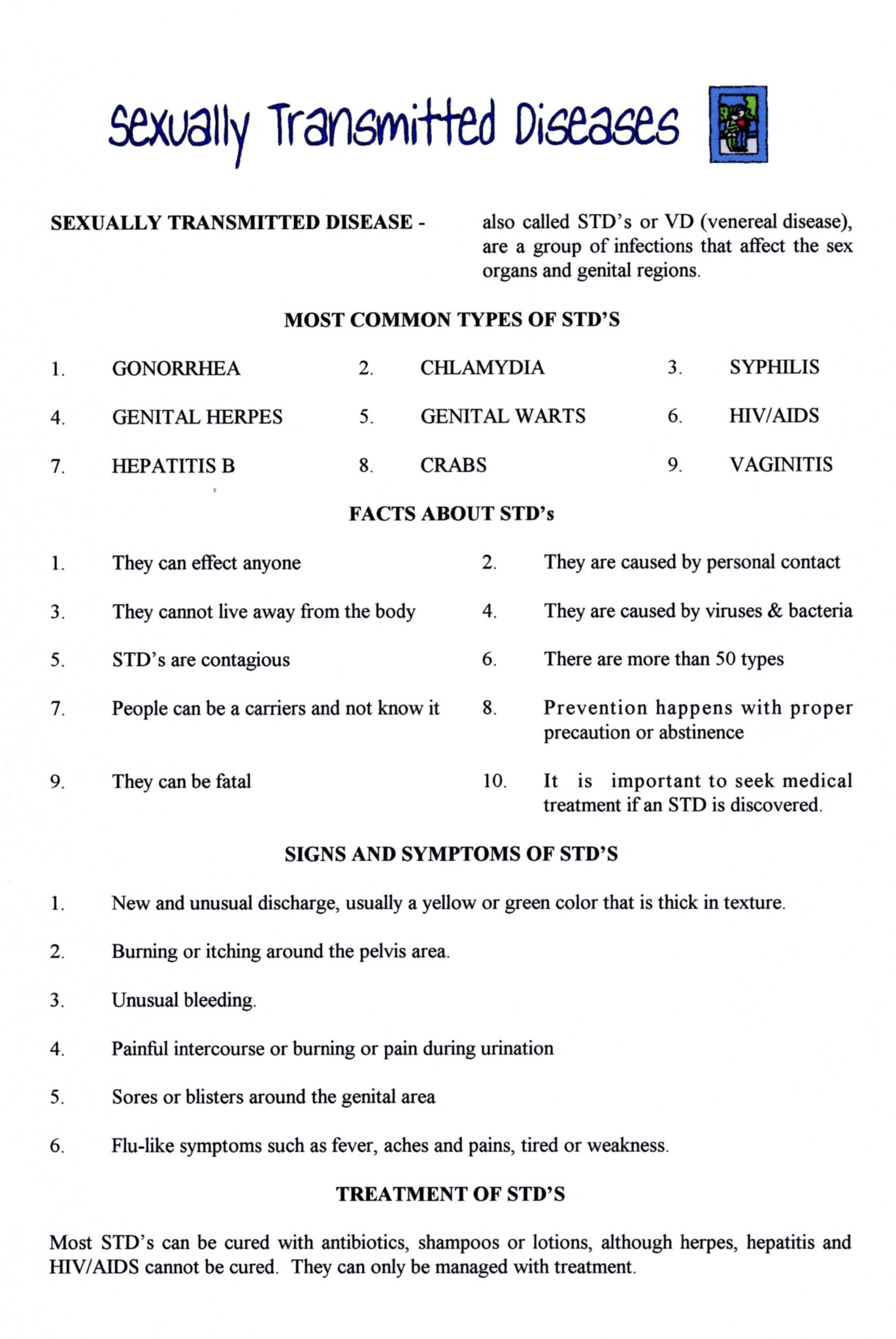Sexually Transmitted Diseases (STDs) Lesson | Made By Teachers