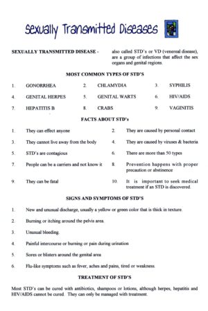 Sexually Transmitted Diseases (STDs) Lesson | Made By Teachers