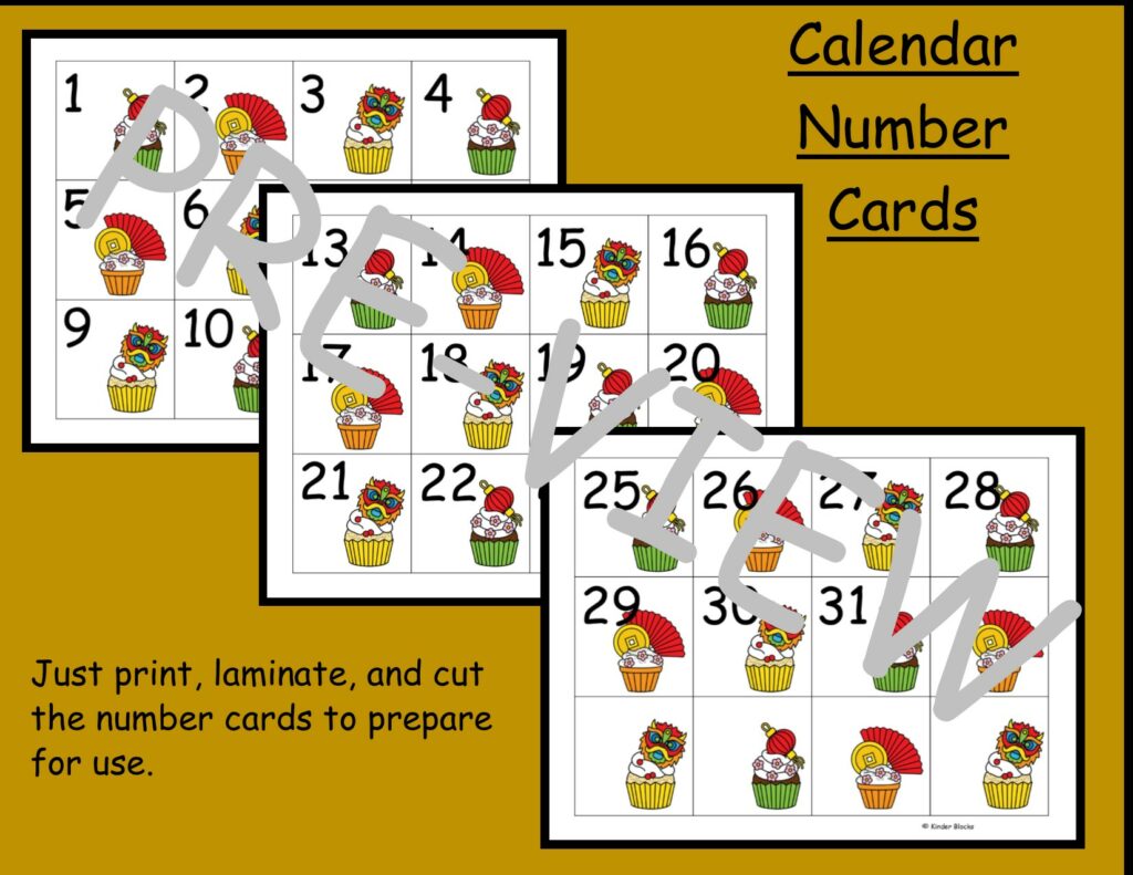 Chinese New Year Calendar Collection | Made By Teachers
