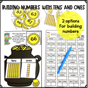 Place Value - Tens and Ones - March Math - St. Patrick's Day Craft ...
