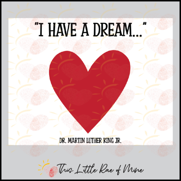 I have a dream - MLK Day - Martin Luther King Jr - handprint Art - Printable | Made By Teachers