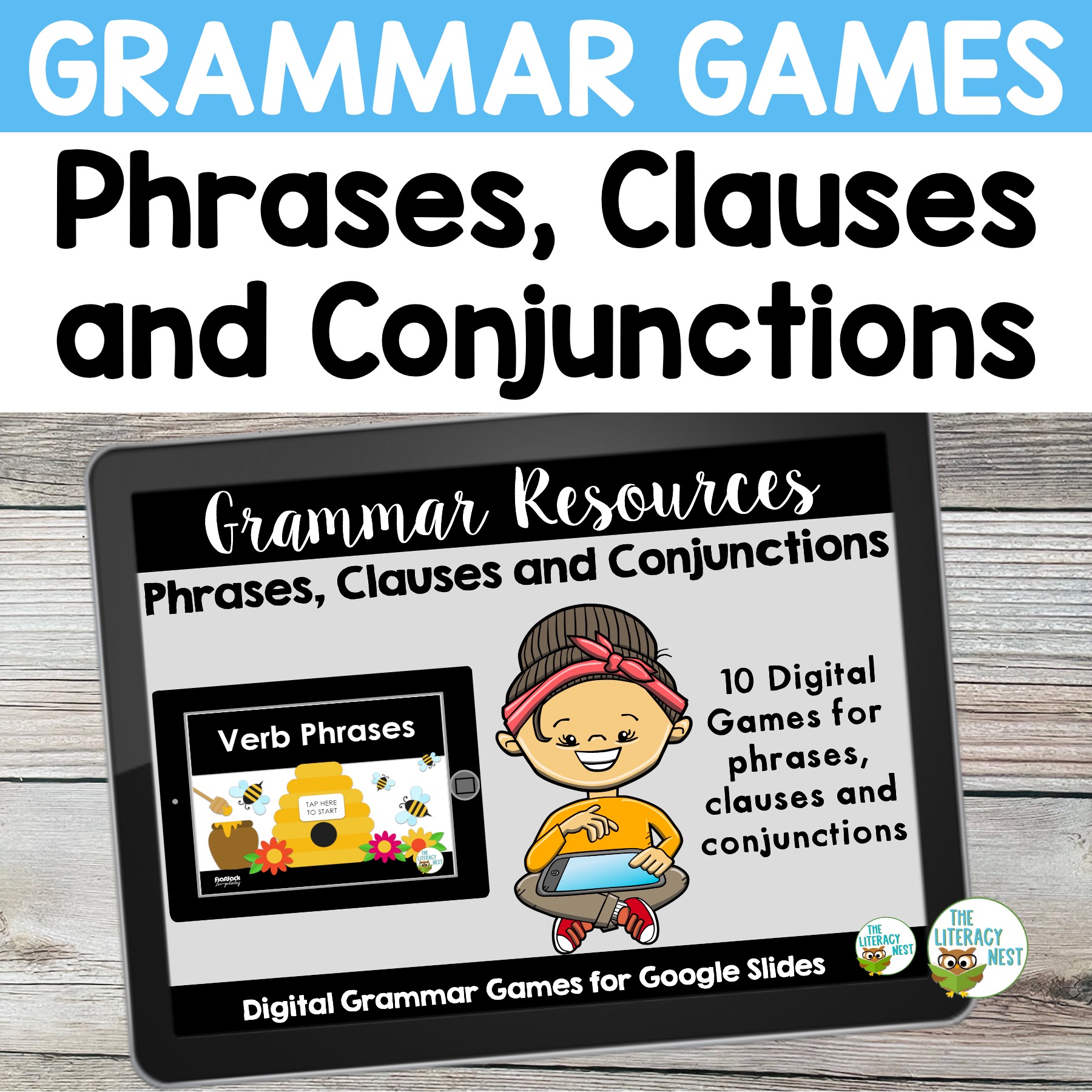 Phrases Clauses and Conjunctions Grammar Games | Made By Teachers