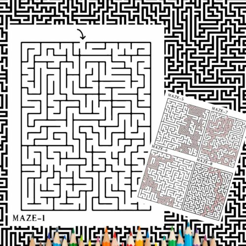 Escape the Mazes Games for kids and Adults Puzzles Activity | Made By ...