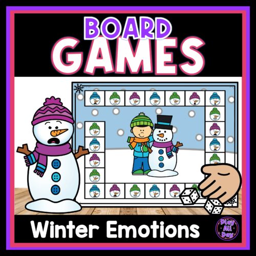 Winter Emotions Board Game | Game for Social Emotional Literacy | Made ...