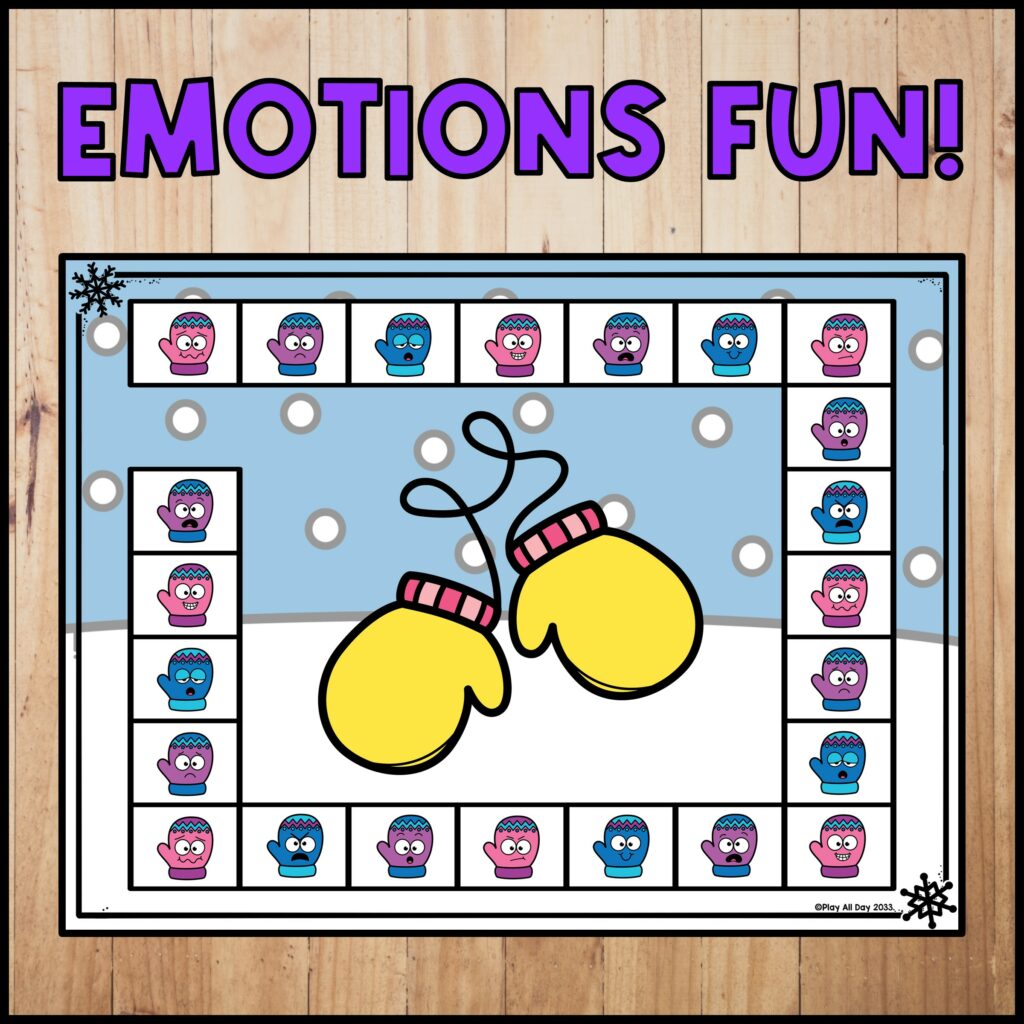 Winter Emotions Board Game | Game for Social Emotional Literacy | Made ...