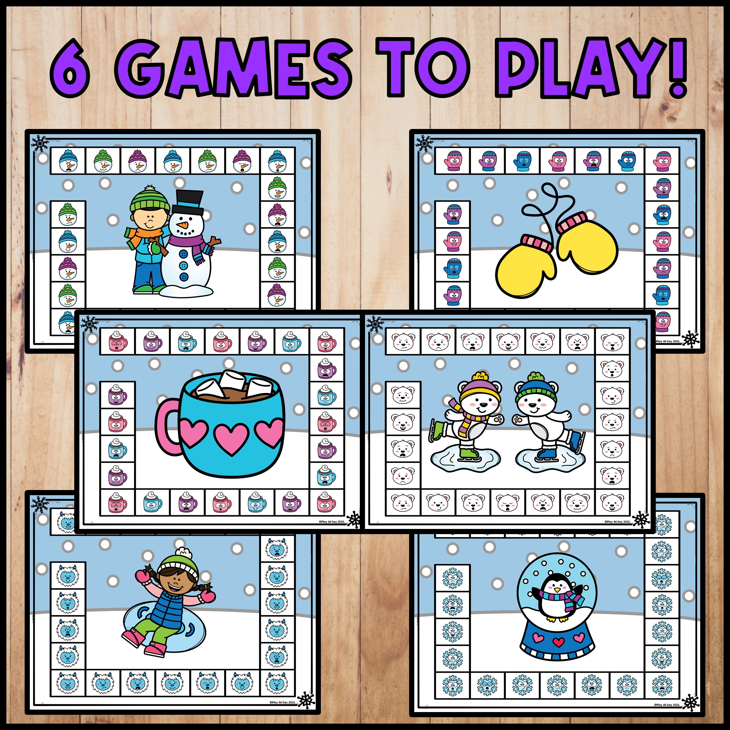 Winter Emotions Board Game | Game for Social Emotional Literacy | Made ...