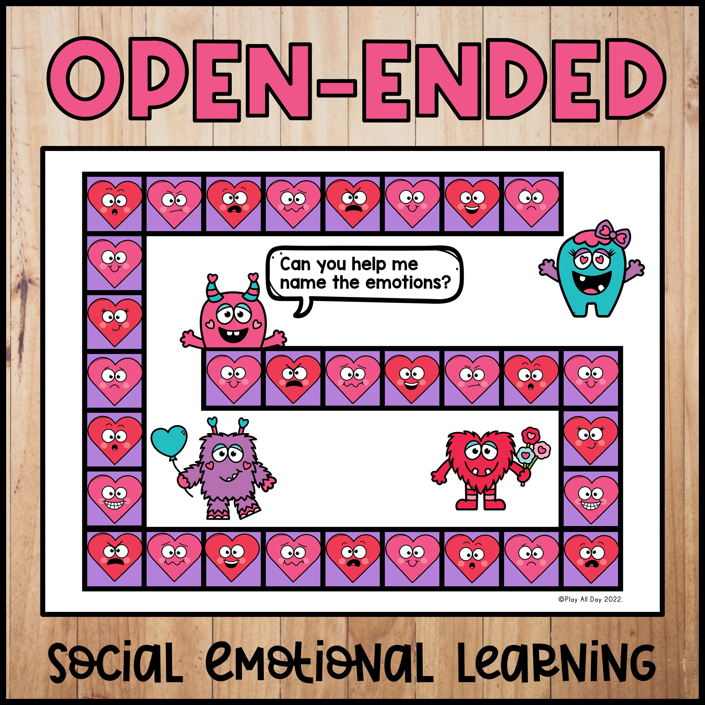 Valentine’s Day Emotions Board Game | FREE Game for Social Emotional ...