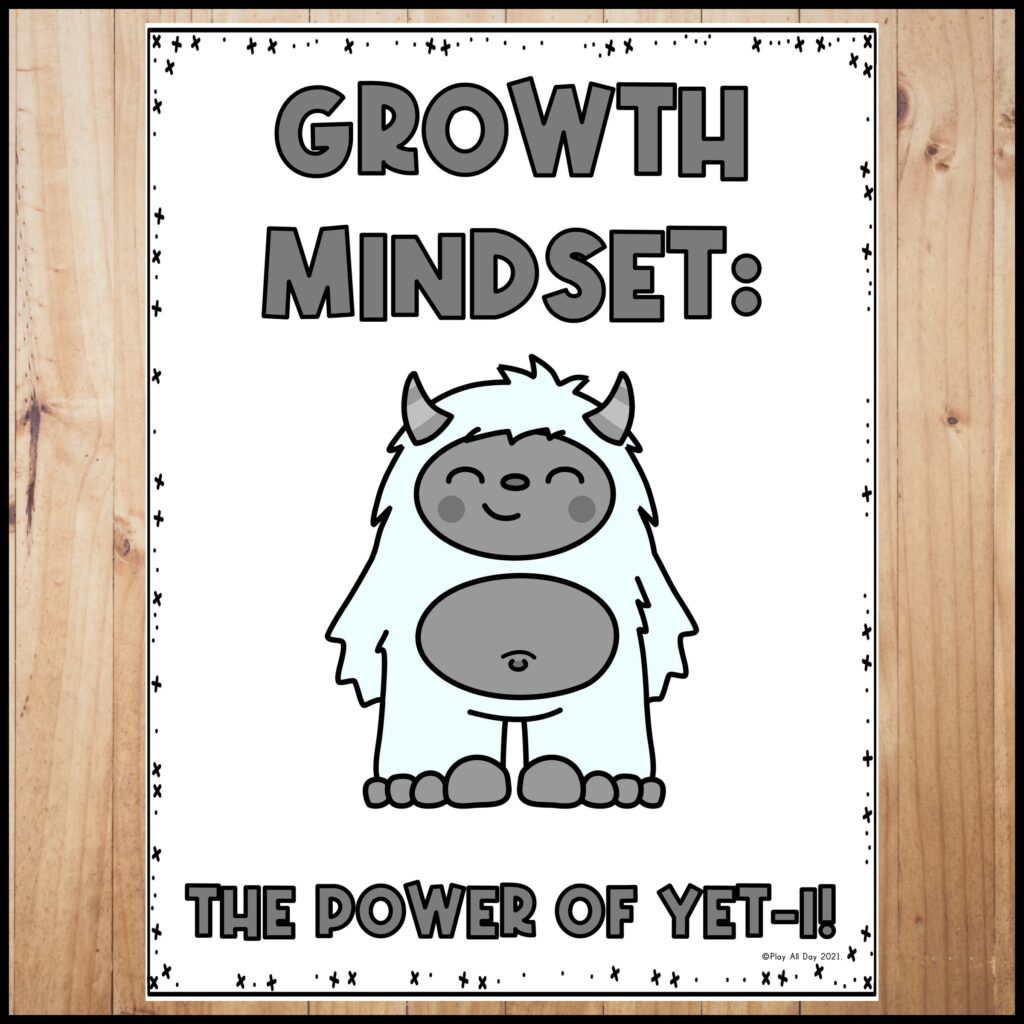 FREE Growth Mindset Posters | The Power of Yet-i | Made By Teachers