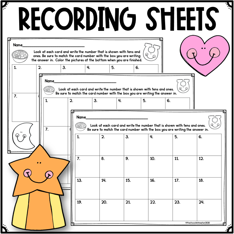 Place Value - Tens and Ones - Spring Math - Write the Room | Made By ...