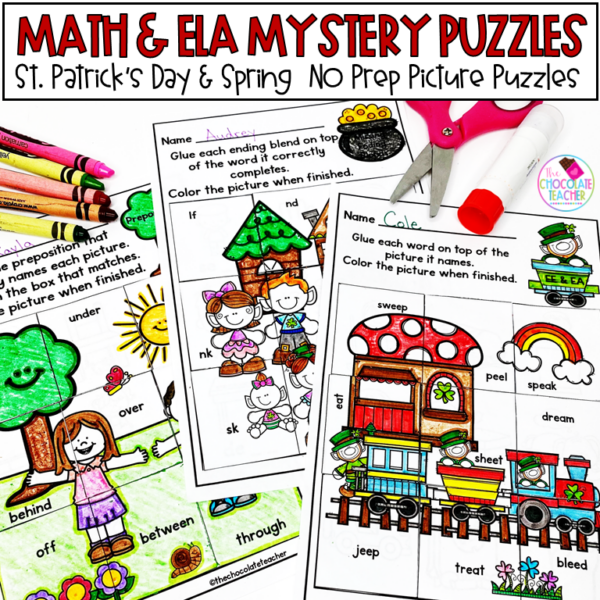 Math Phonics Worksheets - St. Patrick's Day - March Activities ...