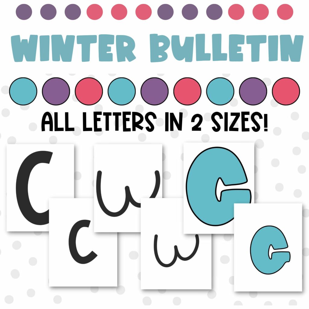 Winter Gnomes Bulletin Board and Winter Door Decor Kit | Made By Teachers