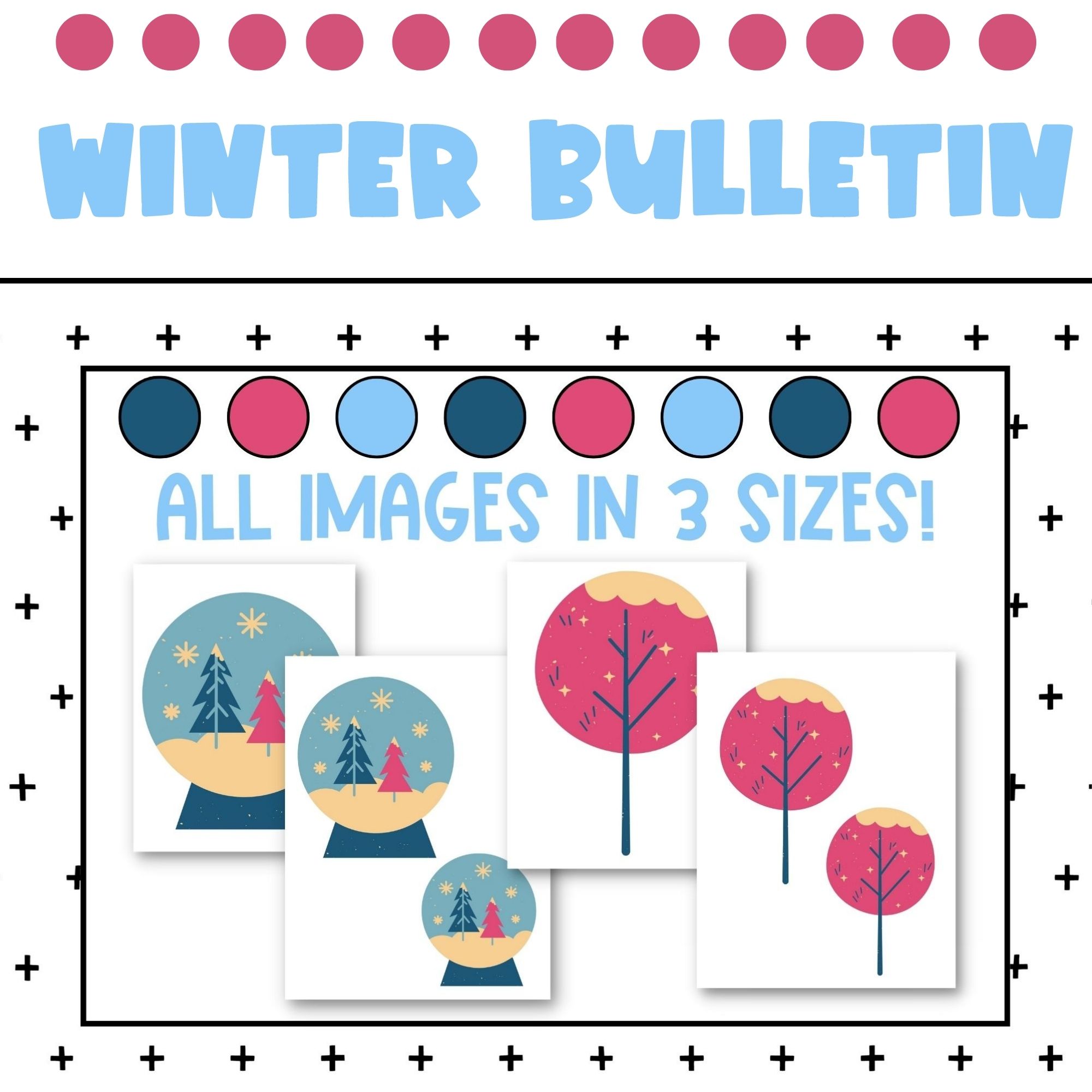 Winter Wonderland Bulletin Board and Winter Door Decor Kit | Made By ...