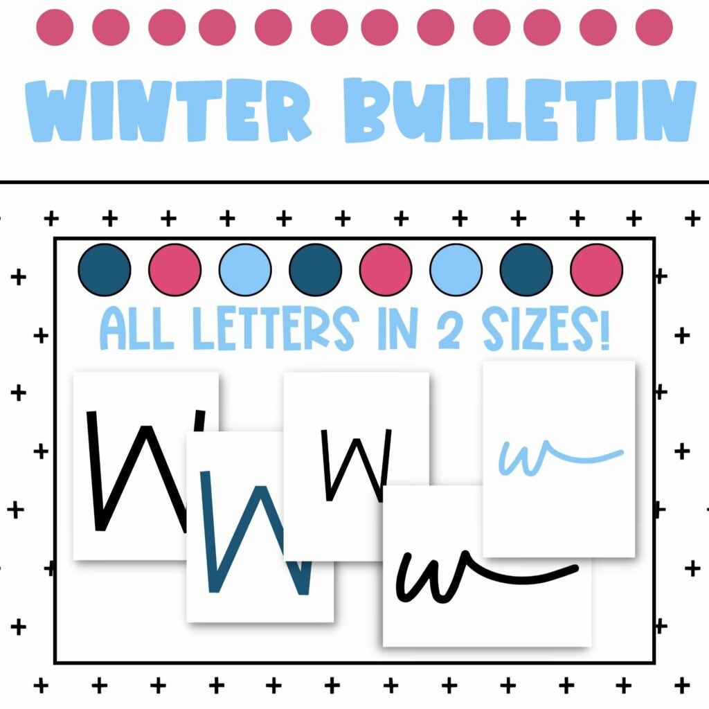 Winter Wonderland Bulletin Board and Winter Door Decor Kit | Made By ...