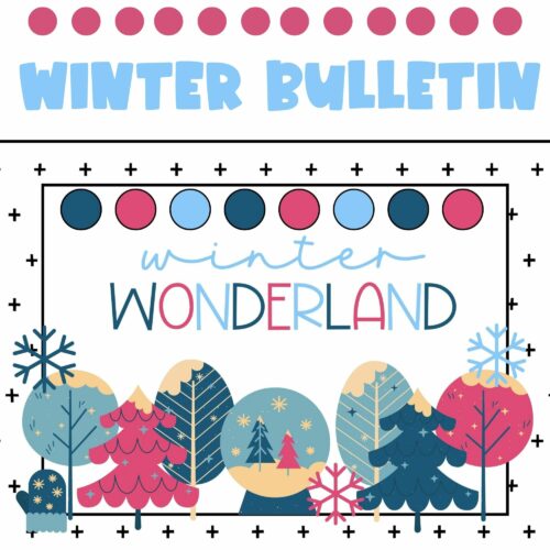 Winter Wonderland Bulletin Board and Winter Door Decor Kit | Made By ...