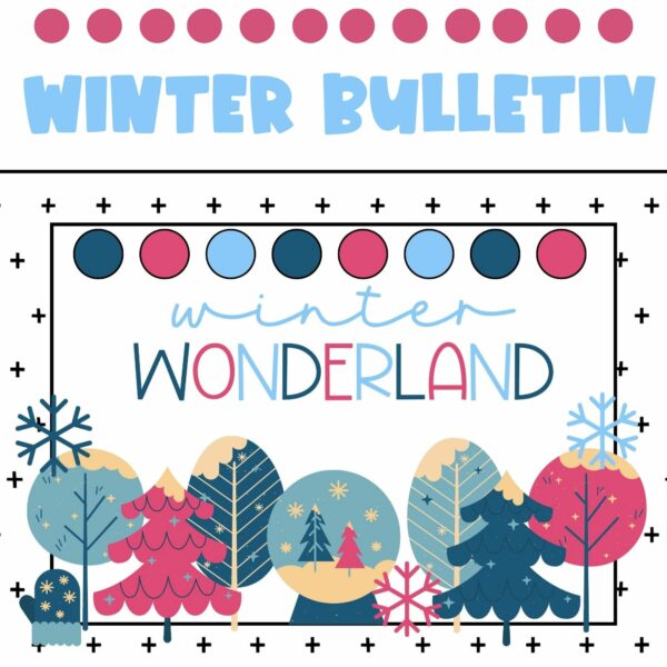 Winter Wonderland Bulletin Board and Winter Door Decor Kit | Made By ...
