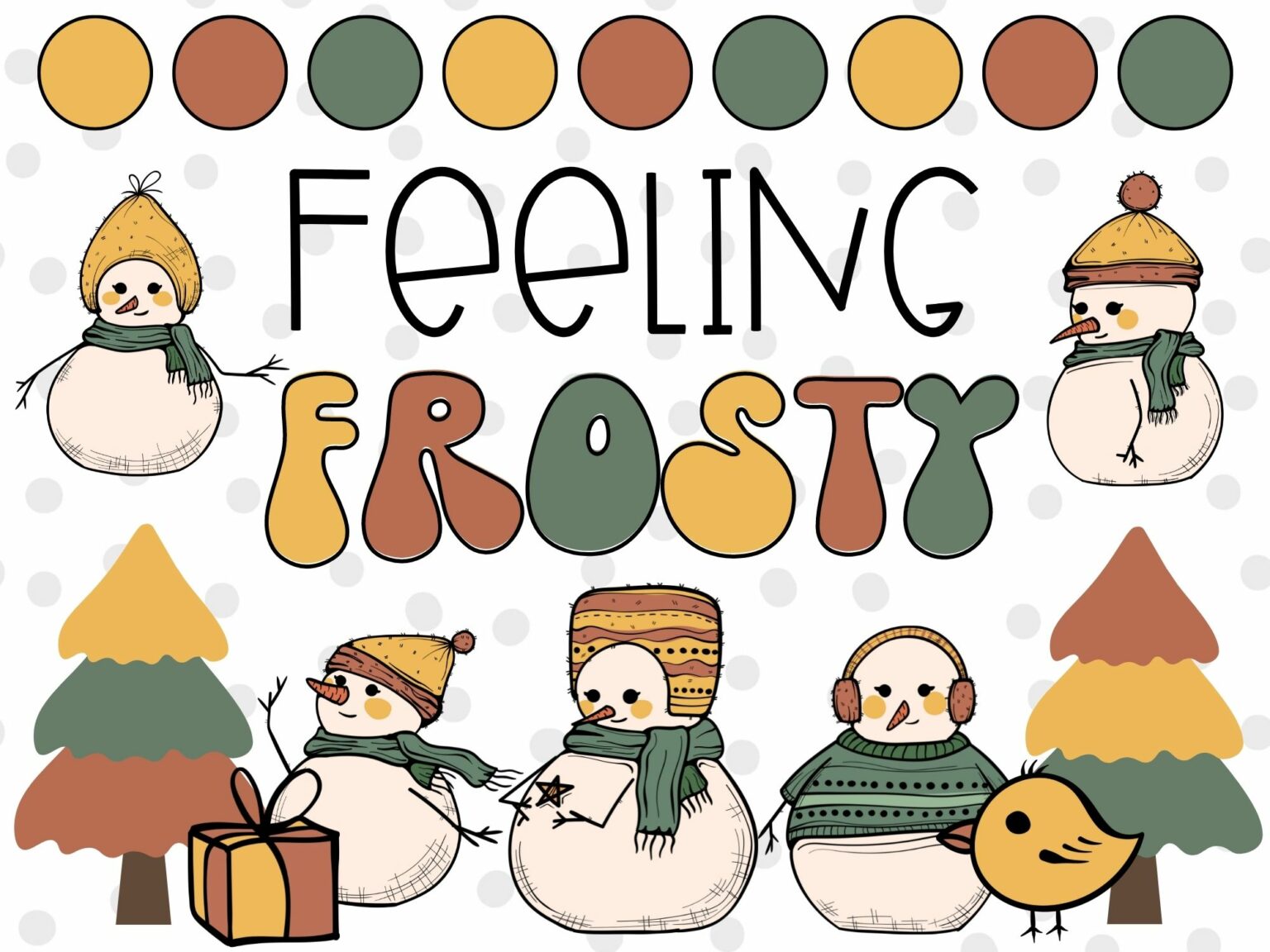 Retro Thanksgiving Bulletin Board and Boho Fall Door Decor | Made By ...