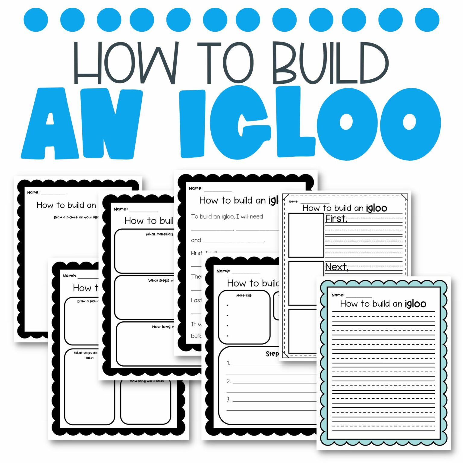 Winter Writing and Craft: How to Build an Igloo | Made By Teachers