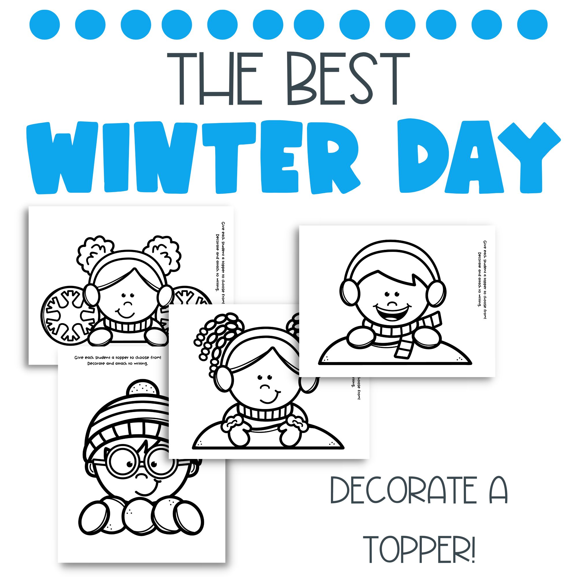 Winter Writing and Craft: The Best Winter Day, Narrative Writing | Made ...