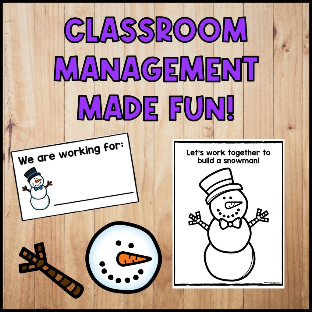 Winter Whole Class Rewards | Snowman Classroom Management Tool | Made ...