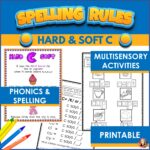 Spelling Rules - Hard and Soft C Activities | Made By Teachers