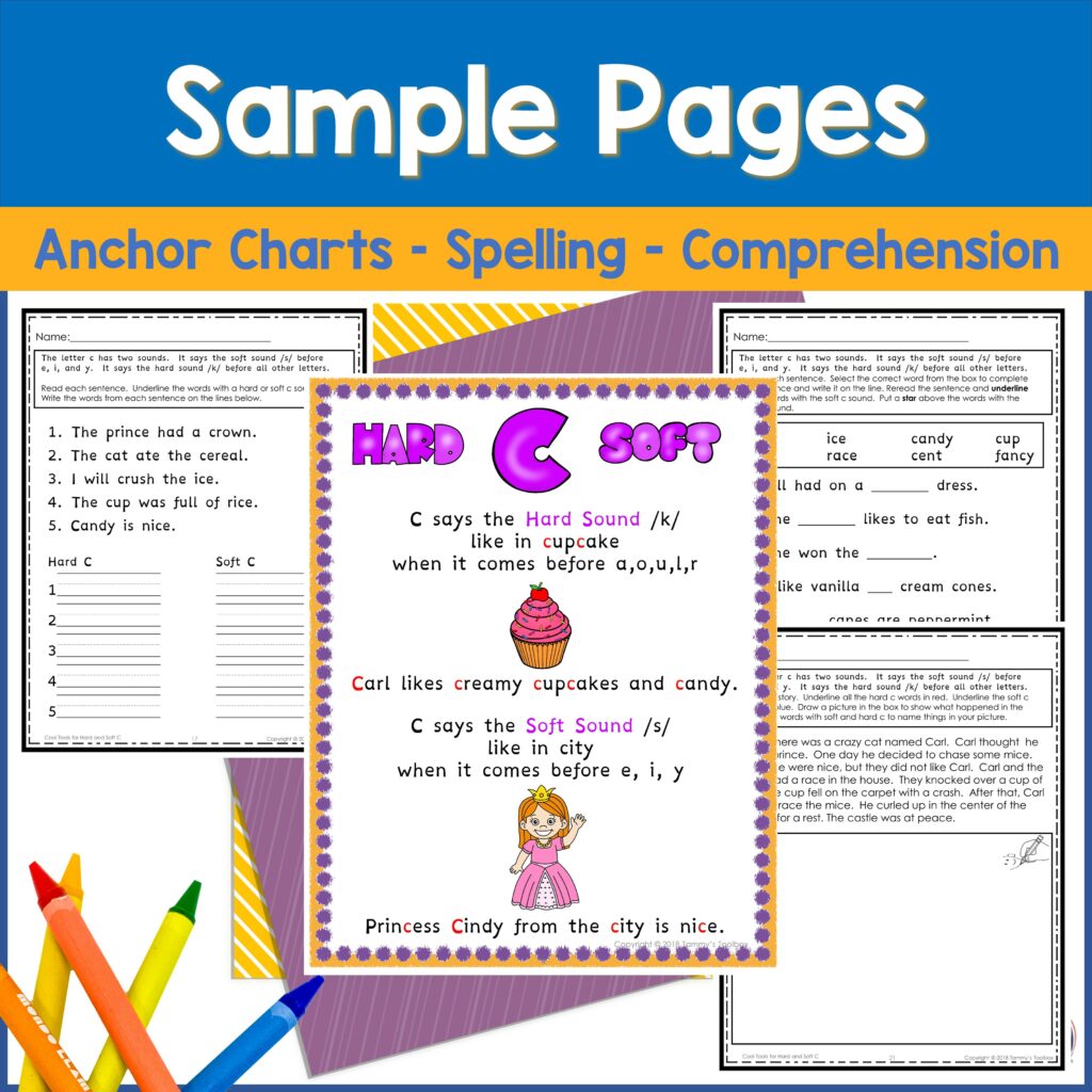 Spelling Rules - Hard and Soft C Activities | Made By Teachers