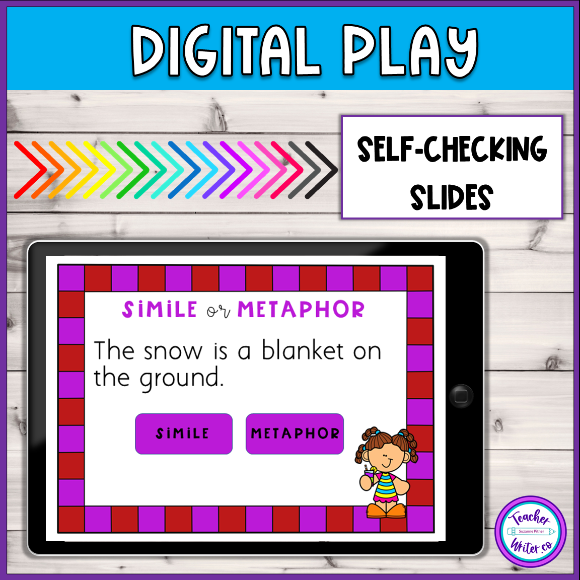 Similes and Metaphors Activity | Video | Digital and Printable | Made ...
