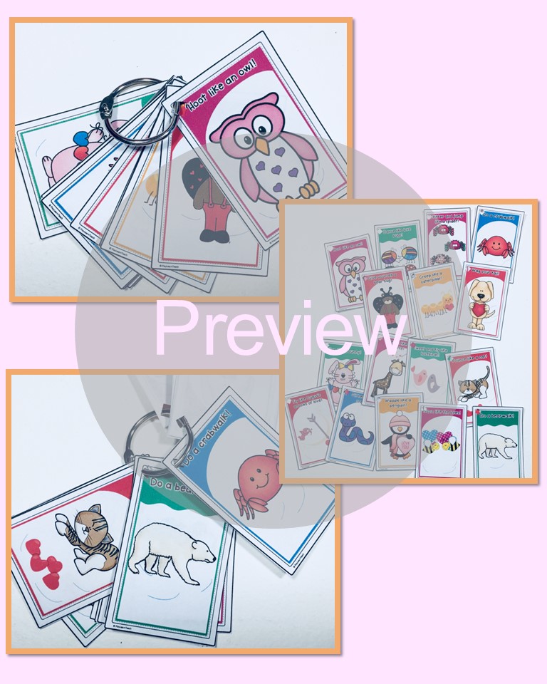 Brain Breaks Movement Cards | Friendship Valentine's Day | Made By Teachers