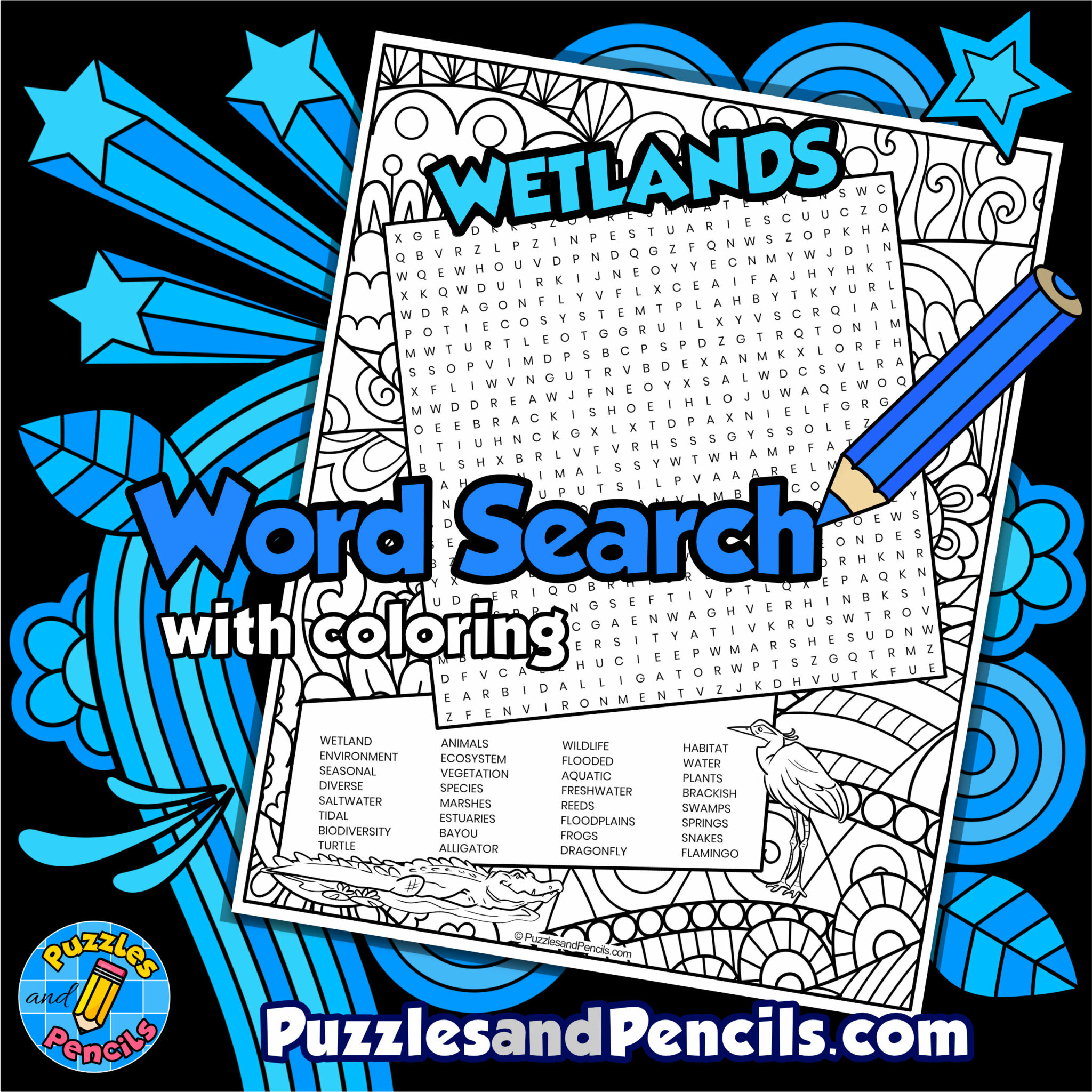Wetlands Word Search Puzzle Activity Page | World Wetlands Day ...