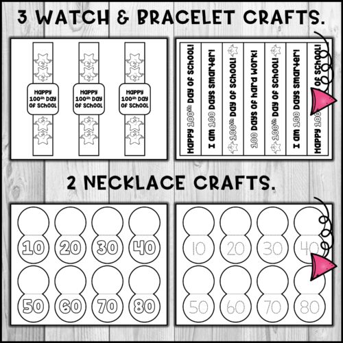 100th Day of School | 4 Low-Prep 100th Day Craft Activities | Made By ...