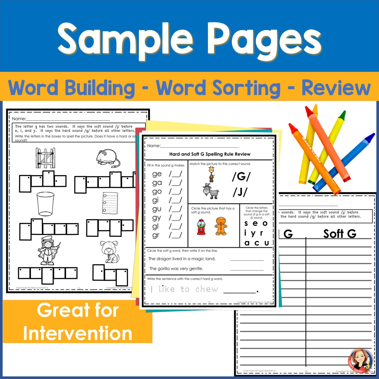 Spelling Rules - Hard and Soft G Activities - Made By Teachers