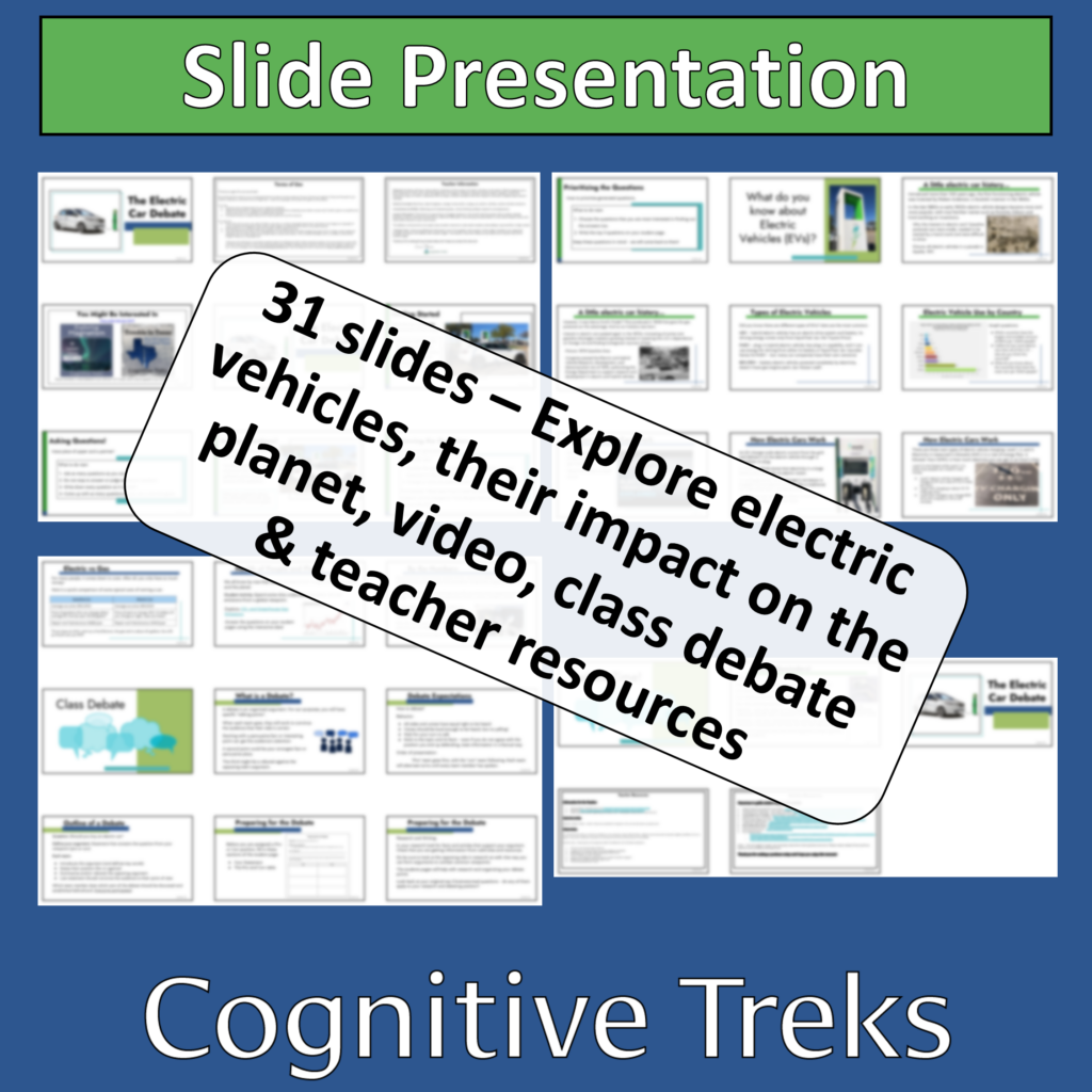Electric Cars (Vehicles) Lesson & Investigative Debate | Energy & Human ...