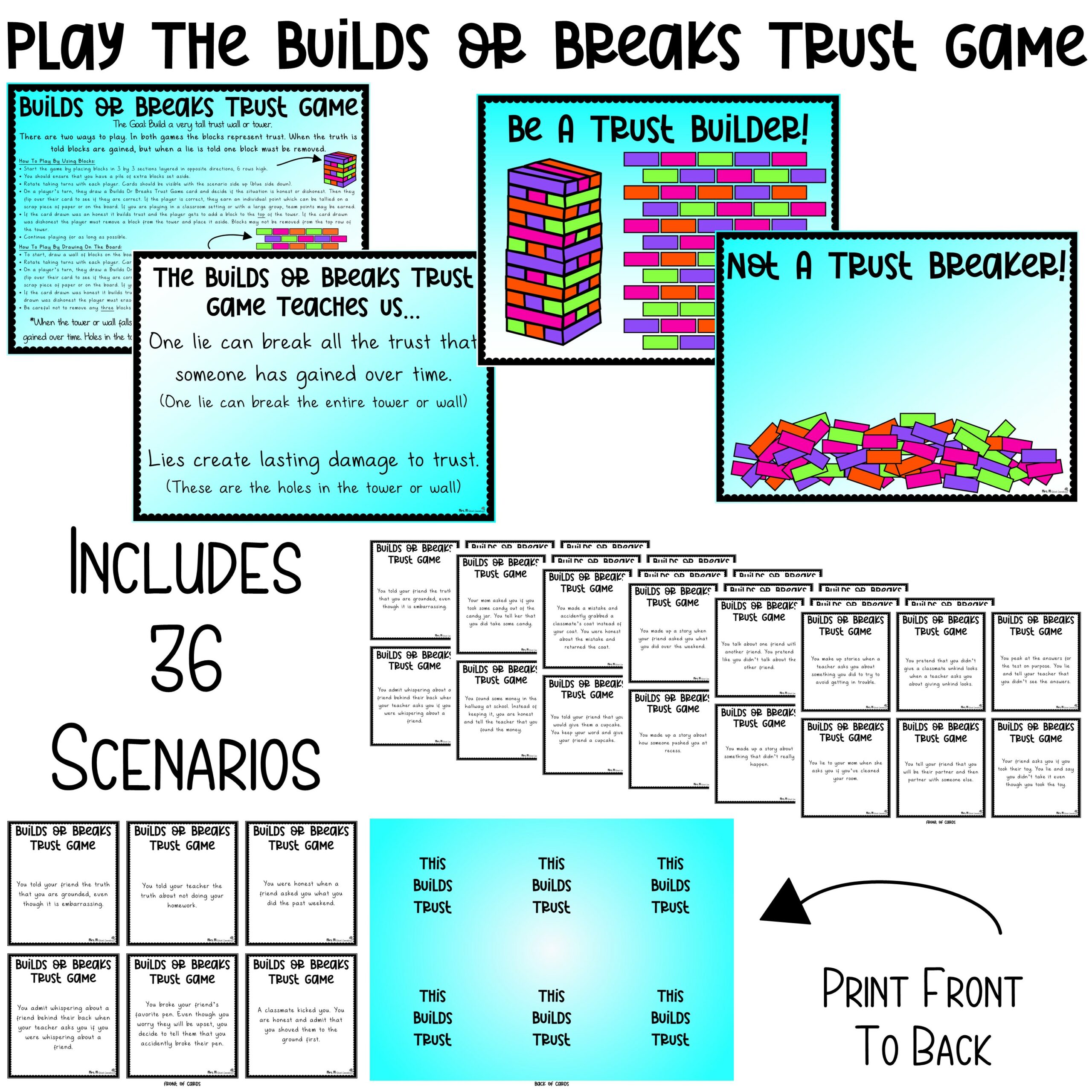 Honesty Builds Trust / Friendship Lesson / Game & Activities / Tell The ...