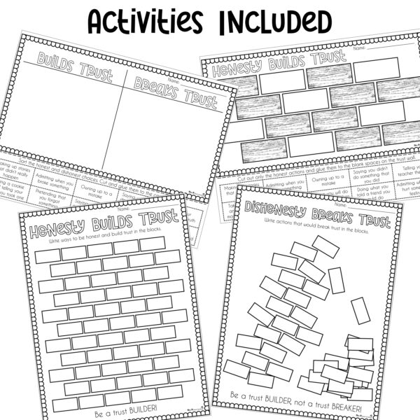 Honesty Builds Trust / Friendship Lesson / Game & Activities / Tell The ...