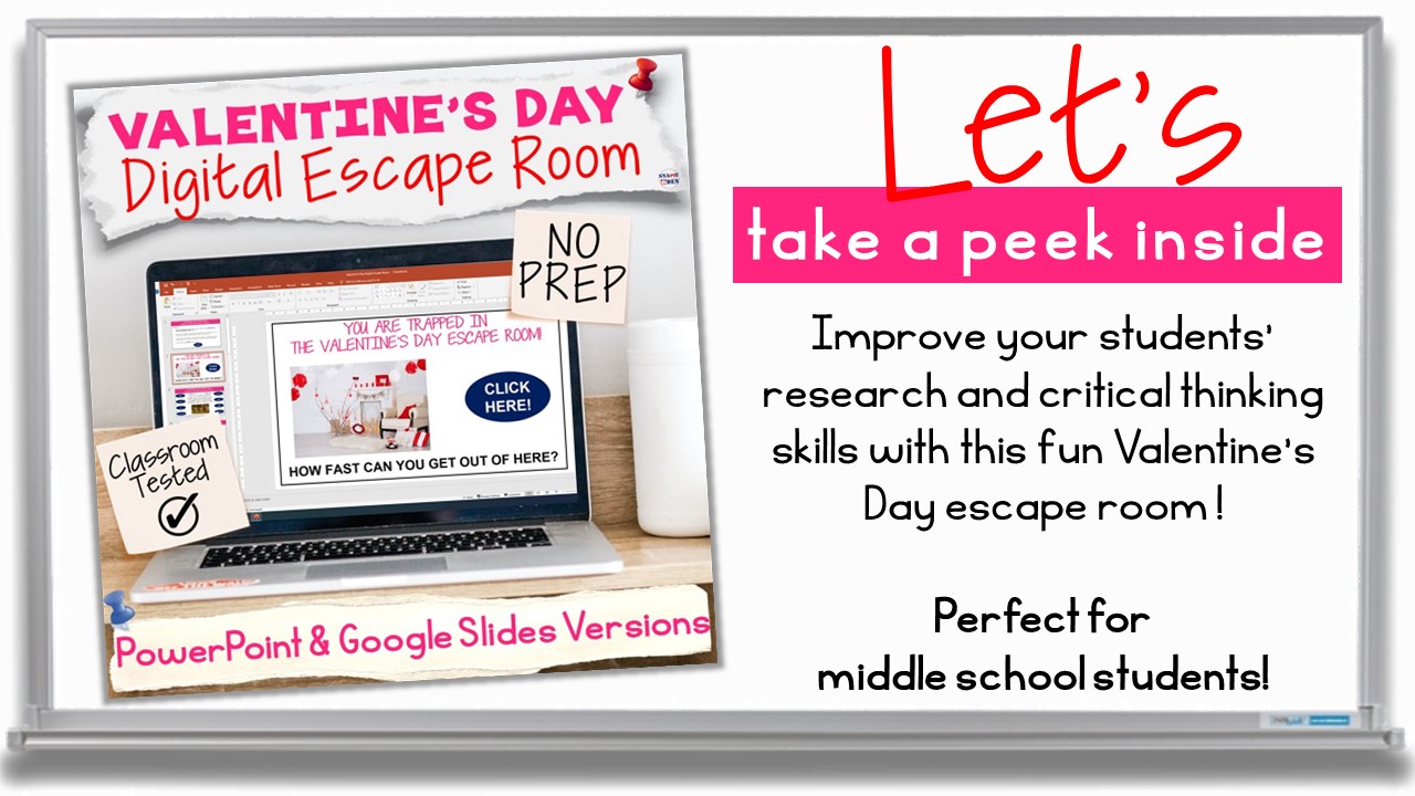 Valentine's Day Digital Escape Room - PowerPoint and Google Slides ...
