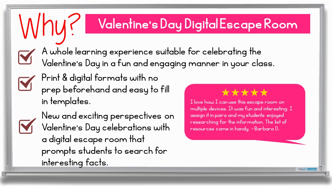 Valentine's Day Digital Escape Room - PowerPoint and Google Slides ...