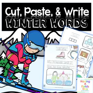 Cut, Paste, and Write Winter Words | Made By Teachers