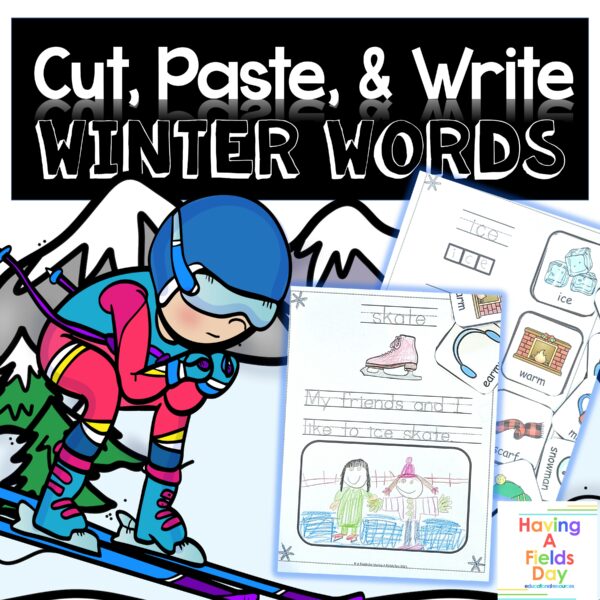 Cut, Paste, and Write Winter Words | Made By Teachers