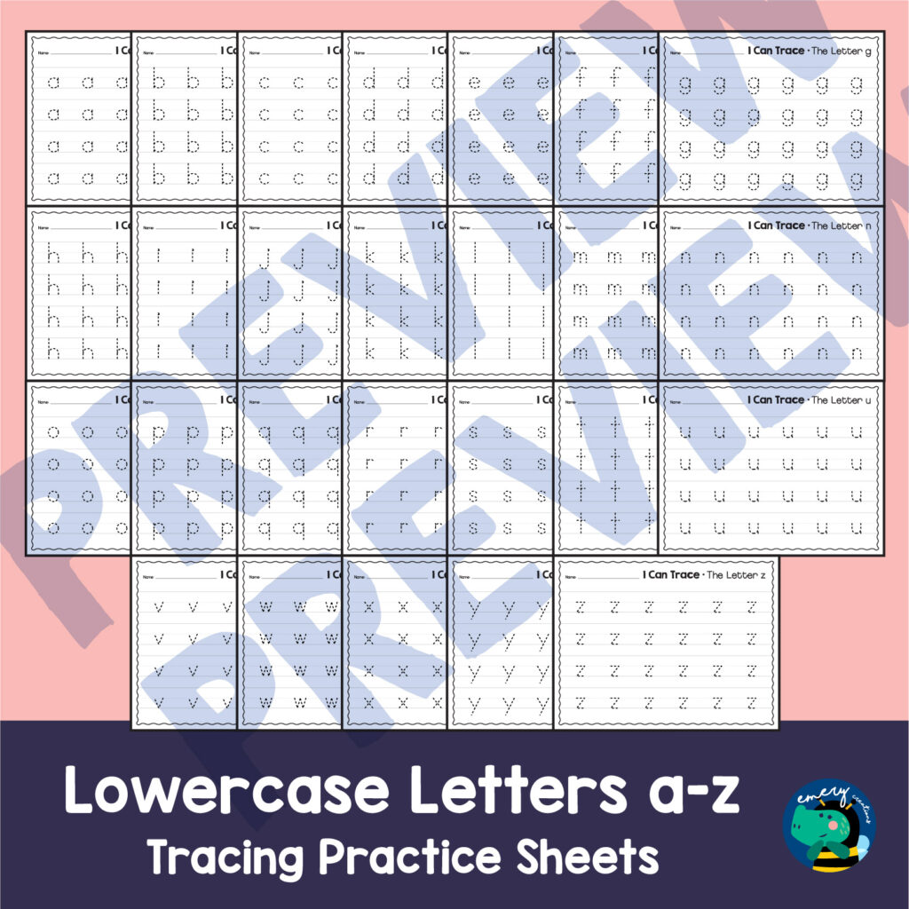 Tracing Practice Worksheets | Pencil Control | Handwriting Practice ...